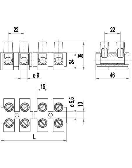 329 125A Terminal Block