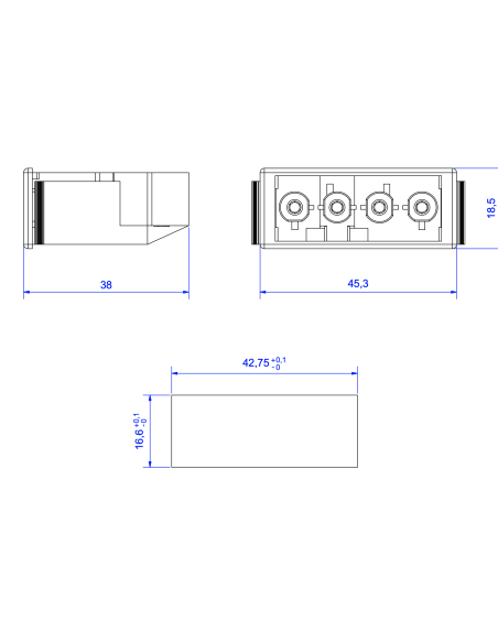 Panel Mount 4 pole