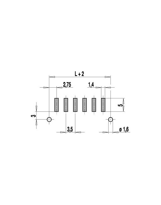 210-A-126-SMD PCB Connector for SMD Screw connection