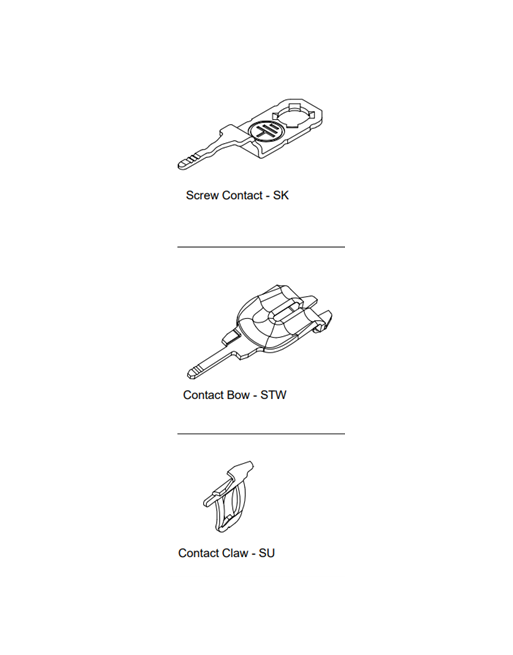 980 05 Screwless T'block